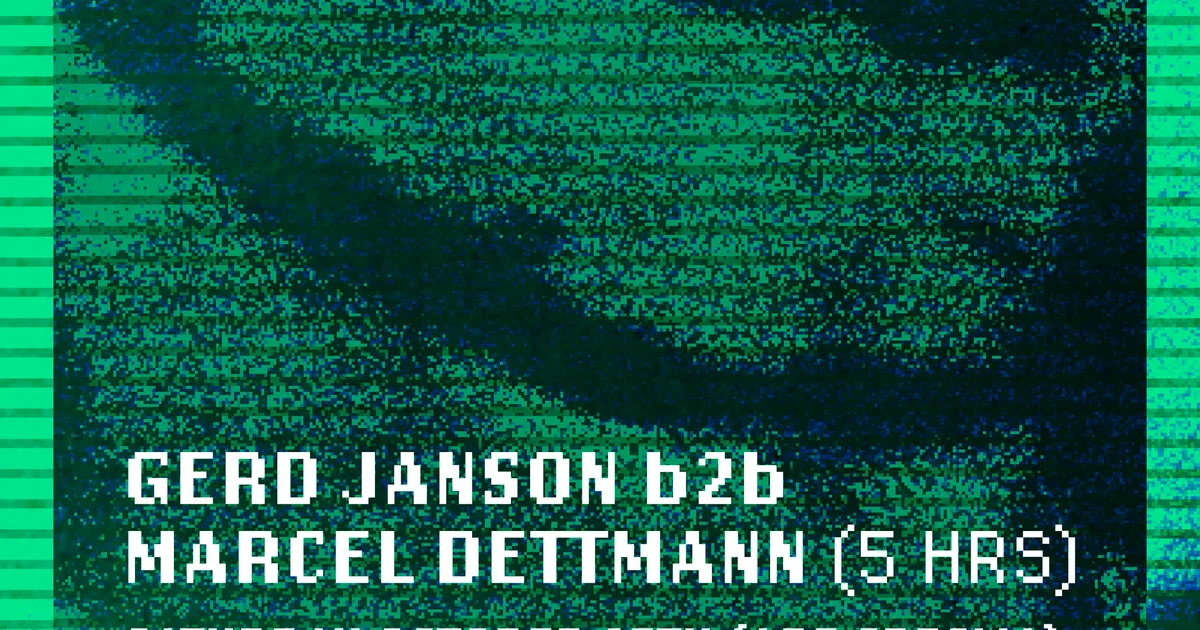 Gerd Janson b2b Marcel Dettmann (5HRS) — ADE