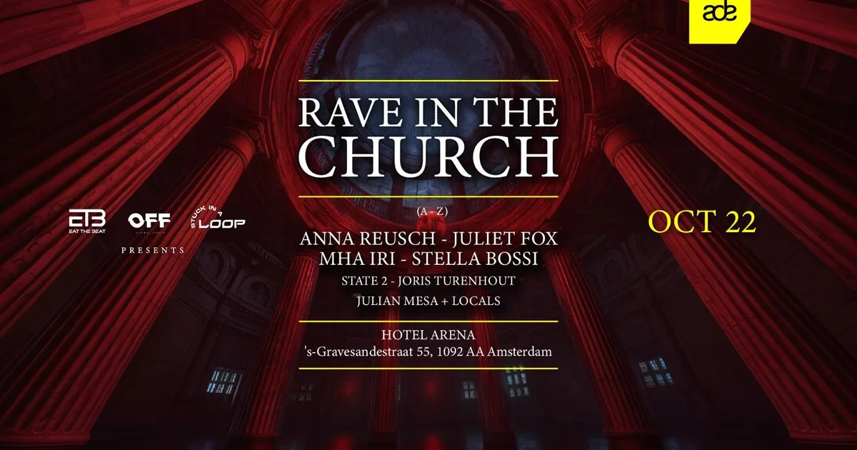 Rave In The Church — ADE
